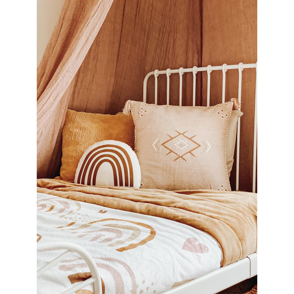 Rust Rainbow Pillow – Hingeon5th